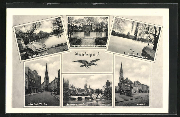 Postkarten aus Merseburg in Deutschland - alte Ansichtskarten kaufen ...