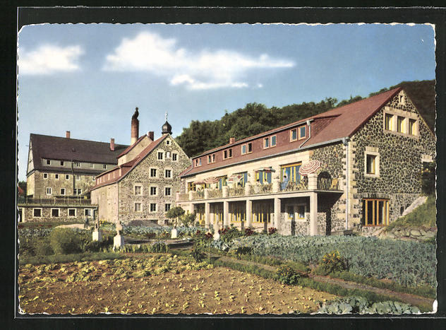 AK Kreuzberg /Rhön, Franziskaner Kloster Kreuzberg mit Restaurant Nr ...