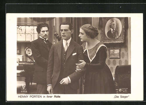 AK Filmszene aus Die Siegerin, Schauspielerin Henny Porten Nr. 11141458 - oldthing ...