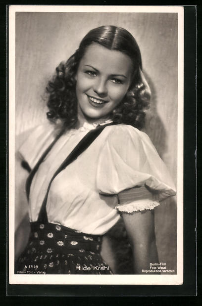 AK Schauspielerin Hilde Krahl im Kostüm einer Filmrolle Nr. 11281716 - oldthing Ansichtskarten ...