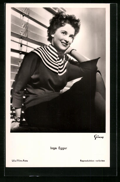 AK Schauspielerin Inge Egger im.. | Ansichtskarten günstig