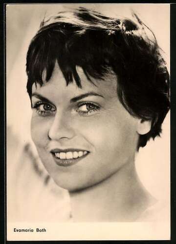 AK Schauspielerin Evamaria Bath mit charmantem Lächeln Nr. 11711983 - oldthing: Ansichtskarten ...