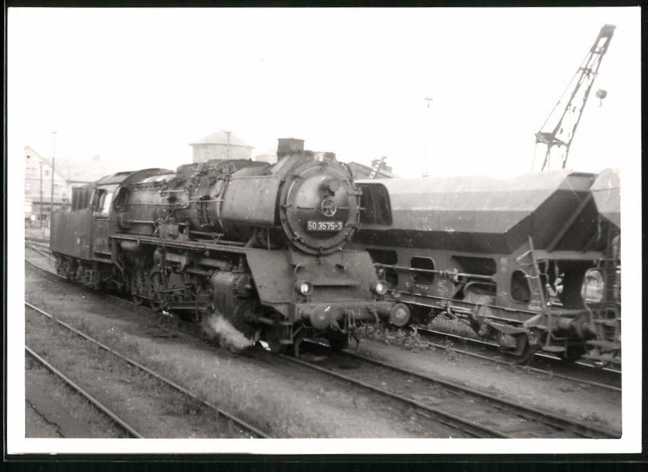 Fotografie Deutsche Reichsbahn DDR, Dampflok, Tender-Lokomotive Nr. 50 ...