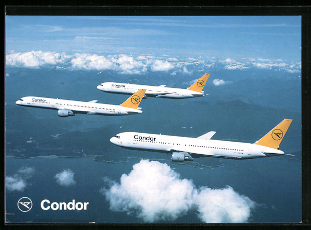 AK Flugzeuge Boeing 767 und Boeing 757, Condor | oldhting.de
