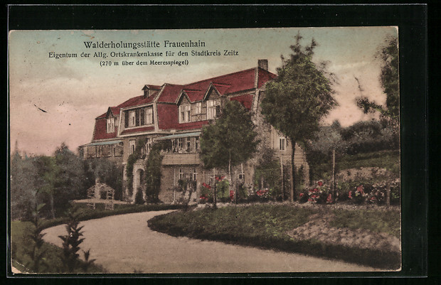 AK Frauenhain, Walderholungsstätte mit Park Nr. 12008277 - oldthing ...