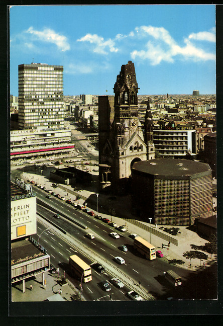 AK Berlin, Kaiser Wilhelm-Gedächtniskirche und Europa-Center Nr ...