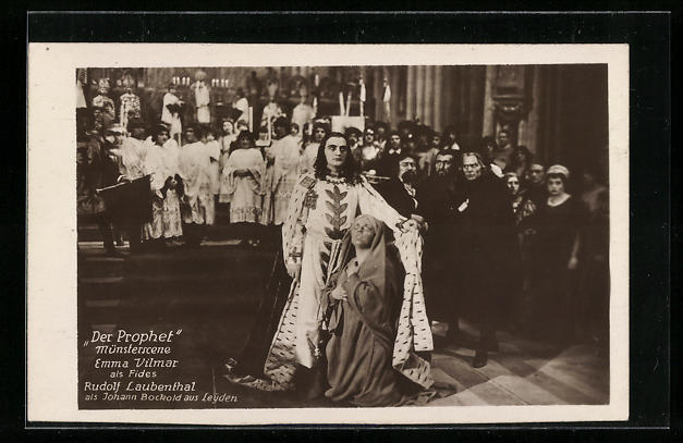 AK Opernsängerin Emma Vilmar als Fides und Opernsänger Rudolf ...
