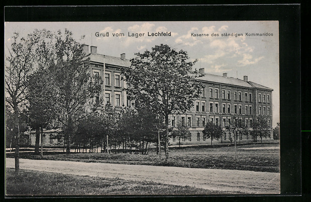 AK Lager-Lechfeld, Kaserne des ständigen Kommandos Nr. 12046084 ...