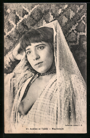 Ak Mauresque Hübsche Araberin Zeigt Ihre Nackte Brust Nr 11976712 Oldthing Ansichtskarten