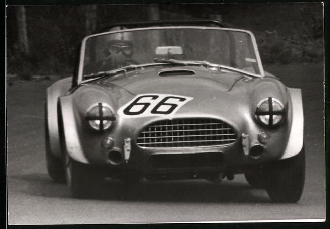 Fotografie Auto Shelby Cobra Rennwagen Startnummer 66 beim 1000 KM ...