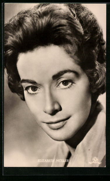 AK Schauspielerin Elizabeth Müller mit freundlichem Lächeln Nr ...