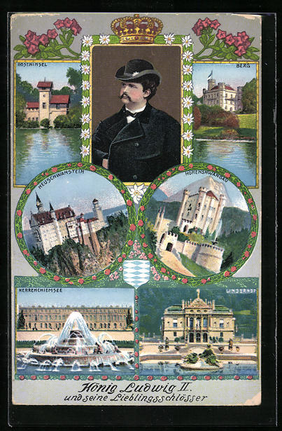 AK Berg, Schloss Berg, König Ludwig.. | Ansichtskarten günstig