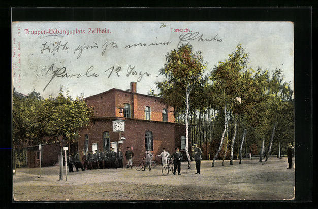 AK Zeithain, Truppenübungsplatz, Torwache Nr. 12176335 - oldthing ...