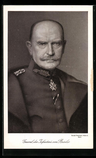 AK Heerführer General der Infanterie von Beseler, Portrait in Uniform ...
