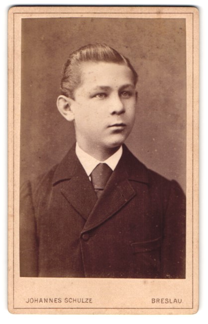 Fotografie Johannes Schulze, Breslau, Matthias Platz 13, Portrait ...