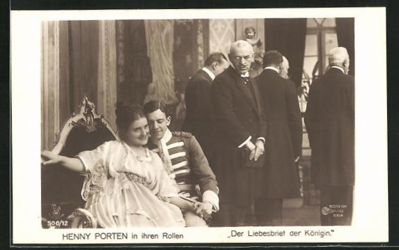 AK Schauspielerin Henny Porten in Der Liebesbrief der Königin Nr. 9675804 - oldthing ...