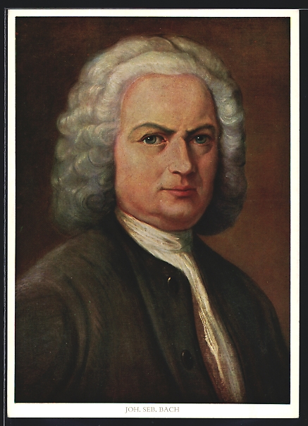 AK Portrait des Komponisten Johann Sebastian Bach Nr. 12651478 ...