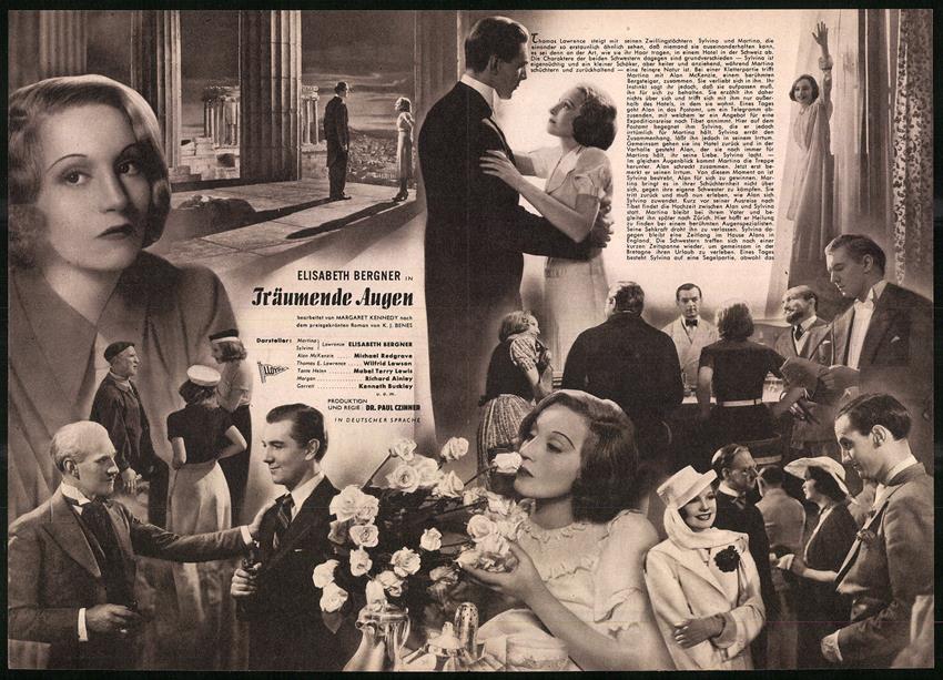 Filmprogramm IFB Nr. 1111, Träumende Augen, Elisabeth Bergner, Michael ...