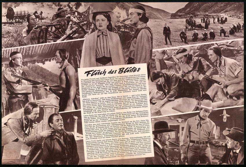 Filmprogramm DNF, Fluch des Blutes, Robert Taylor, Louis Calhern, Regie ...