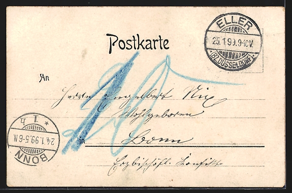 Künstler-AK Düsseldorf, Die neue Rheinbrücke mit Dampfern, Wappen von Düsseldorf und Crefeld Nr ...