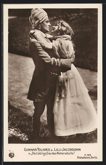 AK Die Lieblingsfrau des Maharadscha, Schauspielerin Lilli Jacobsohn ...