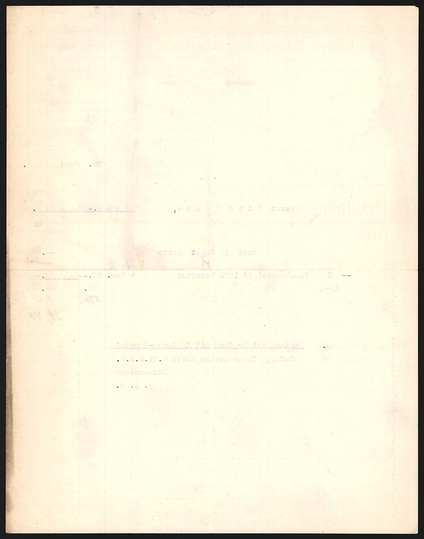Rechnung Möhringen i. Baden 1917, C. J. Rapp & Cie., Lederwarenfabrik ...