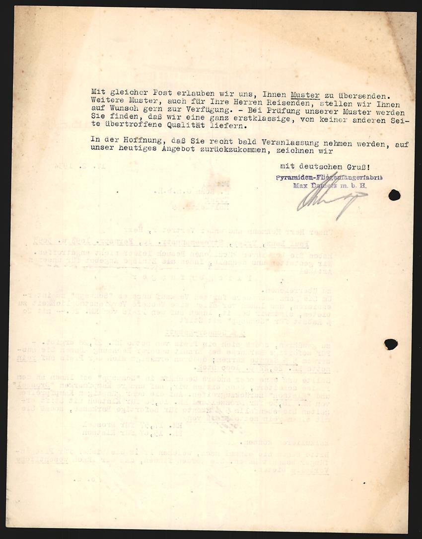 Rechnung Zeitz 1934, Max Dametz.. | Sammeln & Seltenes günstig