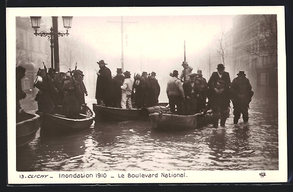 AK Clichy, Inondation 1910, le.. | Ansichtskarten günstig