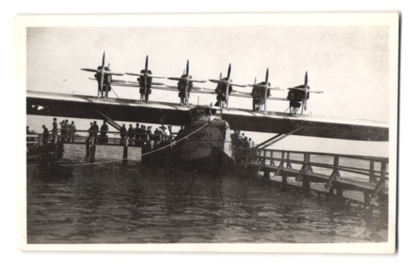 4 Fotografien Flugboot Dornier Do-X D1929 auf... | oldhting.de