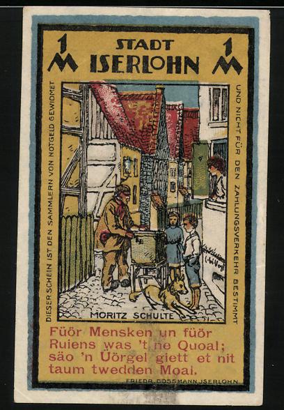 Notgeld Iserlohn, 1921, 1 Mark.. | Sammeln & Seltenes günstig
