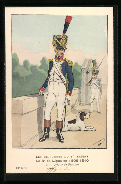 Künstler AK Les Uniformes du Ier.. | Ansichtskarten günstig