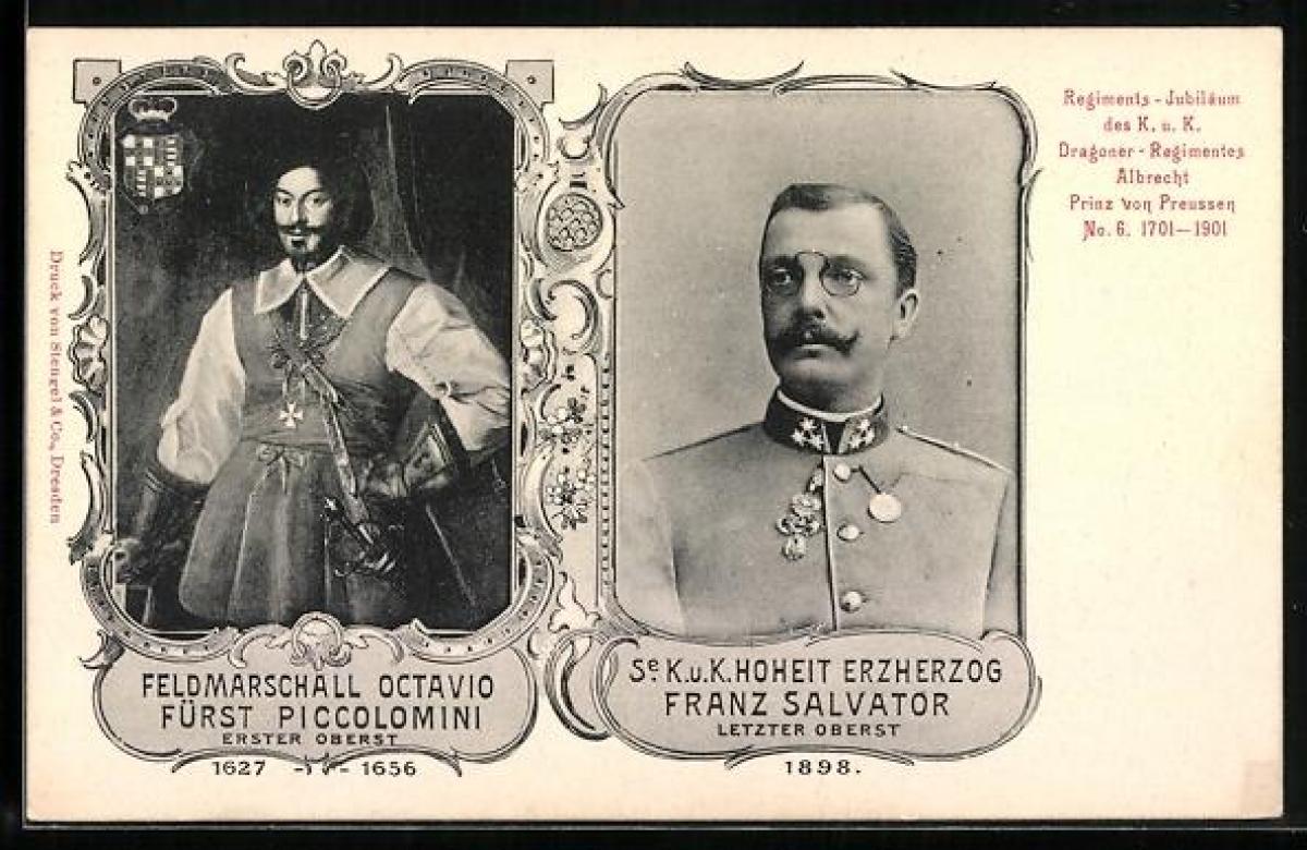 AK Jubiläum des Dragoner Regiments.. | Ansichtskarten günstig