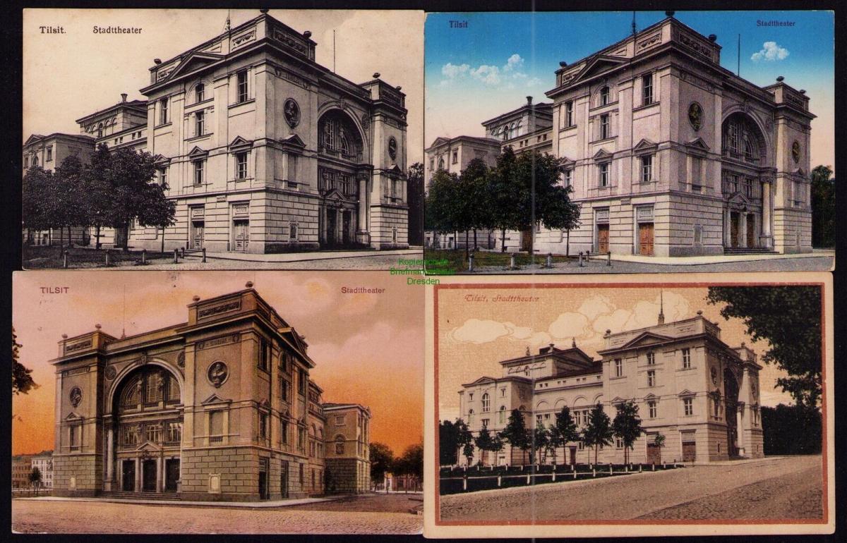 165906 4 AK Tilsit 1915 Stadttheater.. | Ansichtskarten günstig