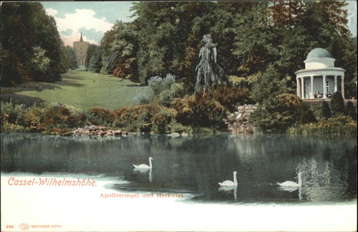 Wilhelmshoehe Kassel Wilhelmshoehe Kassel Apollotempel Herkules ...