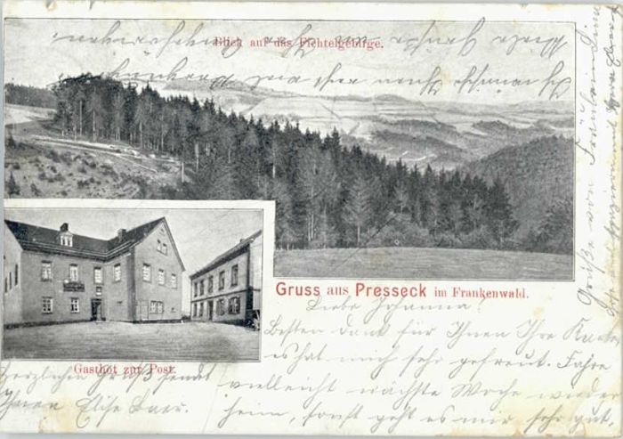 Presseck Presseck Gasthof zur Post x / Presseck /Kulmbach LKR Nr ...