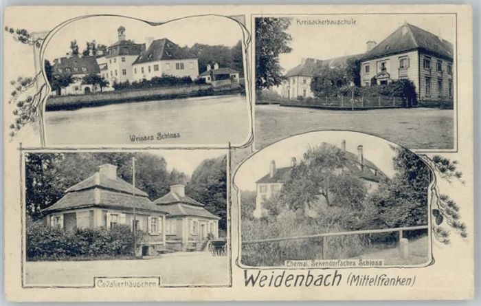 Weidenbach Mittelfranken Weidenbach Mittelfranken Weisses Schloss ...