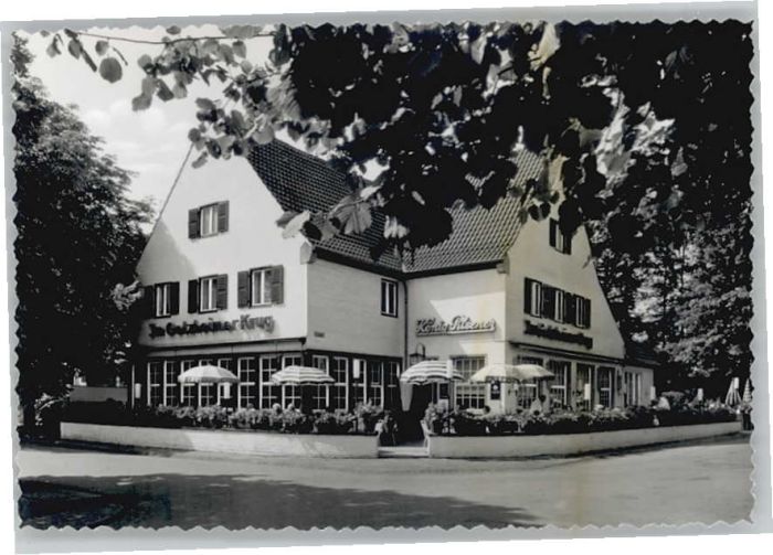 Golzheim Duesseldorf Gaststaette im Golzheimer Krug * Nr. we66951 ...