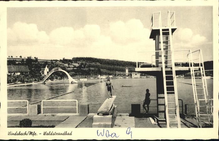Windsbach Waldstrandbad Rutsche | Ansichtskarten günstig