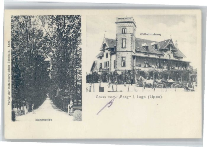 Lage Lippe Lage Lippe Bahnhof * / Lage /Lippe LKR Nr. ch94961 ...