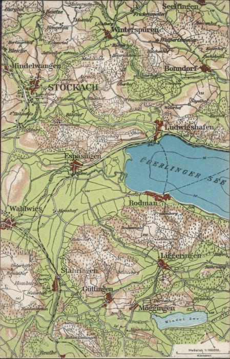 Stockach Baden Landkarte Nr. ws98517 - oldthing: Ansichtskarten Baden ...