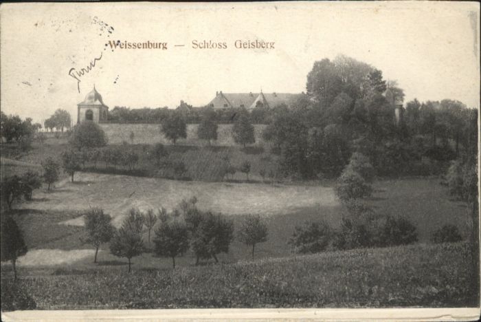 Weissenburg Schloss Geisberg x Nr. ww80262 - oldthing: Ansichtskarten ...