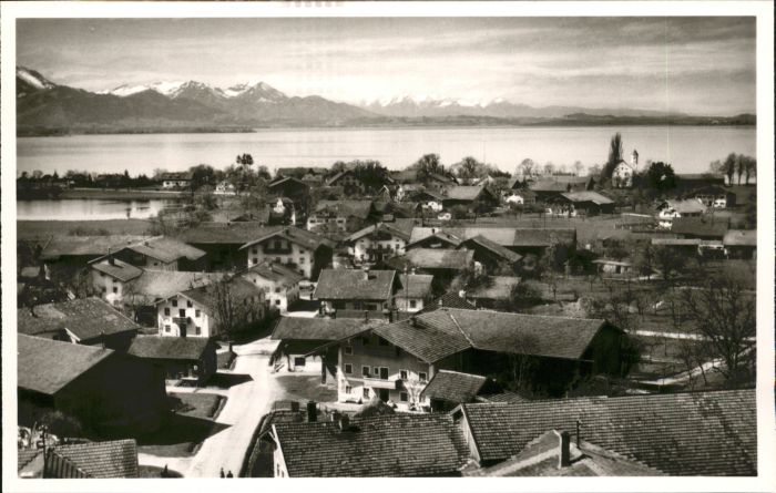 Chieming Chiemsee Chieming Chiemsee Kaisergebirge Fliegeraufnahme x ...