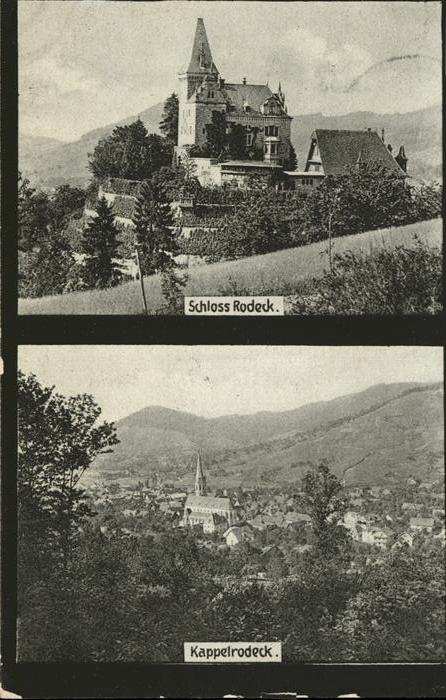 Kappelrodeck Schloss Rodeck * Nr. wu70350 - oldthing: Ansichtskarten ...