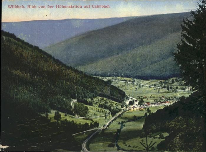 Calmbach Enz Wildbad / Bad Wildbad /Calw LKR Nr. ca26261 - oldthing ...