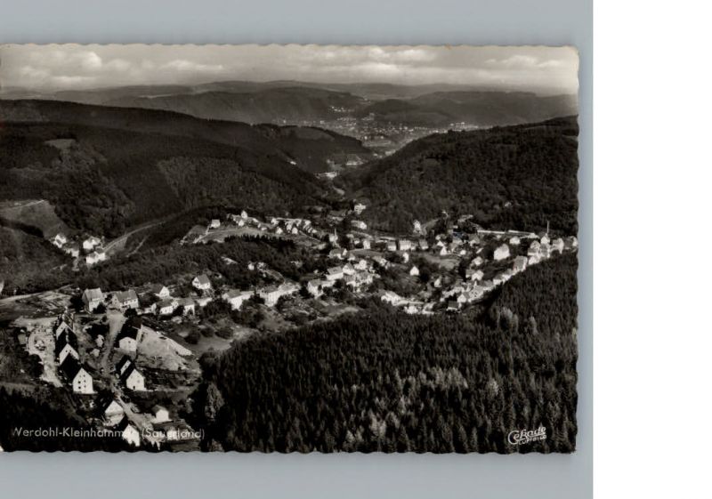 Werdohl Fliegeraufnahme / Werdohl /Maerkischer Kreis LKR Nr. k127896 ...