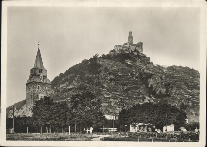 Braubach Rhein Marksburg / Braubach /Rhein-Lahn-Kreis LKR Nr. pw19940 ...