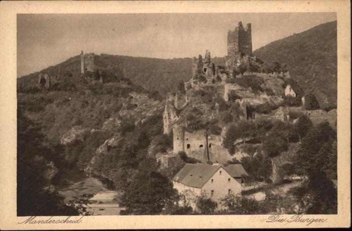 Manderscheid Eifel Manderscheid Burg * / Manderscheid /Bernkastel ...
