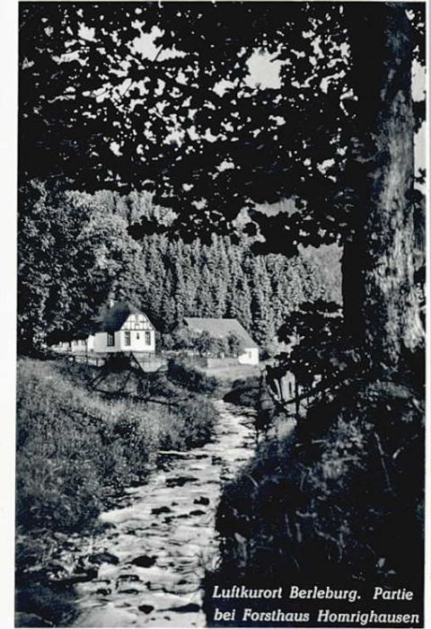 Bad Berleburg Forsthaus Homrighausen.. | Ansichtskarten günstig