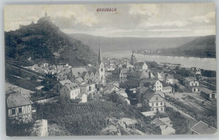 Braubach Rhein Braubach * / Braubach /Rhein-Lahn-Kreis LKR Nr. we71714 ...