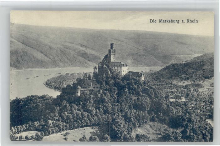 Braubach Rhein Braubach Marksburg * / Braubach /Rhein-Lahn-Kreis LKR Nr ...